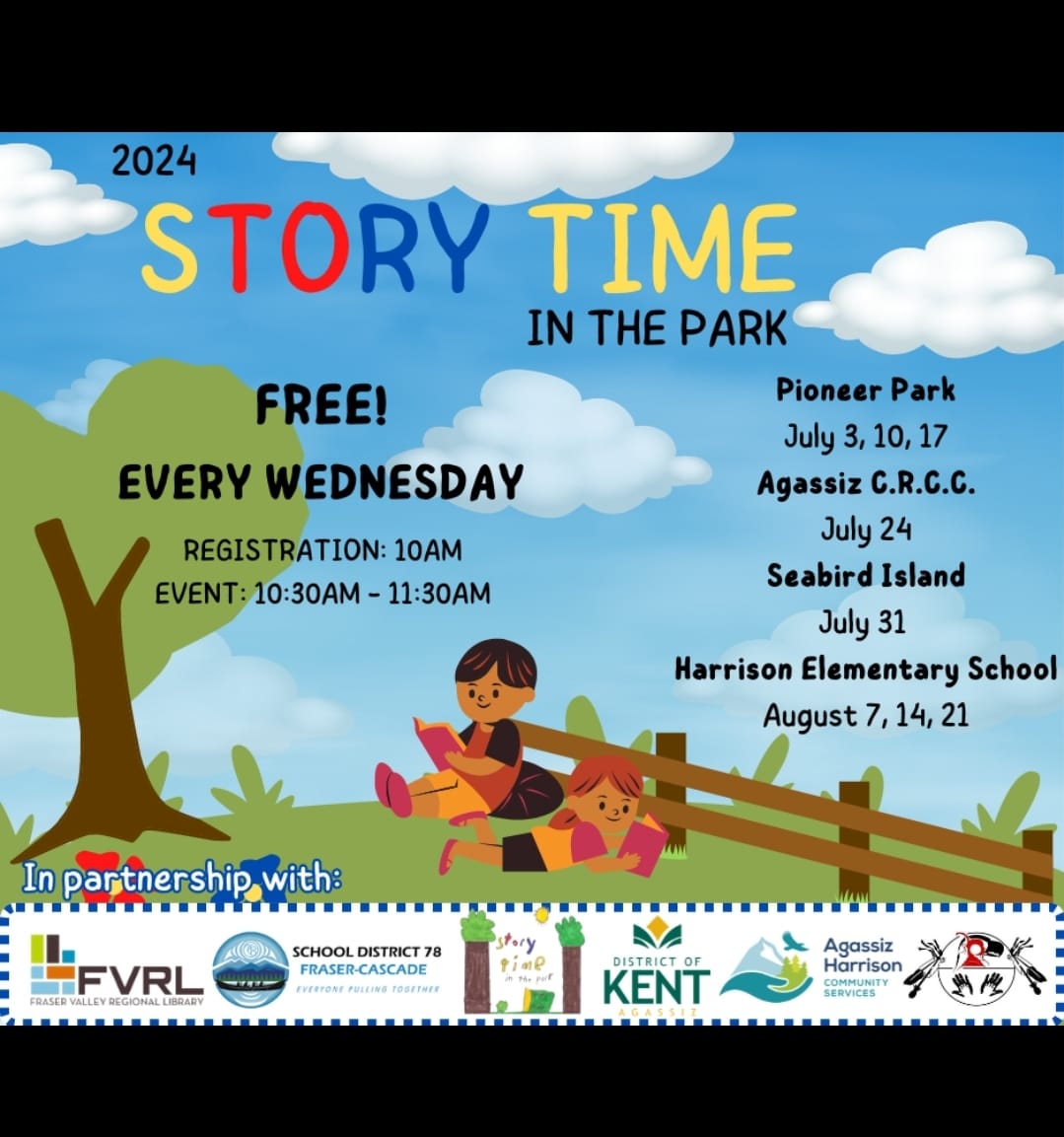 Story Time in the Park | Harrison River Valley
