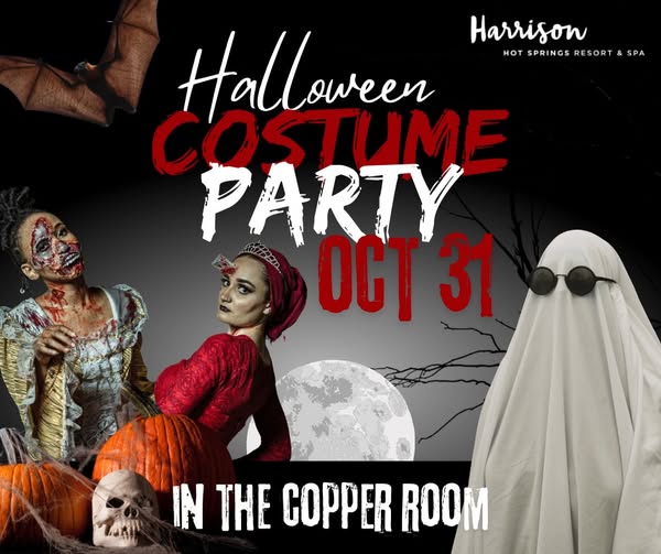 Halloween Costume Party in The Copper Room | Harrison River Valley